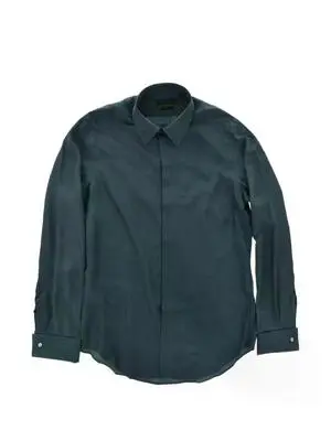 Corneliani Slim-fit Silk Shirt - Green