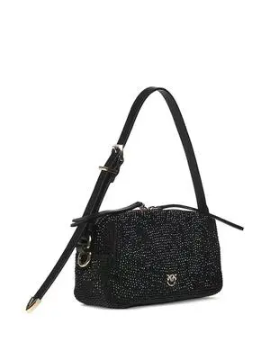 Pinko Love Birds Crystal-embellished Shoulder Bag