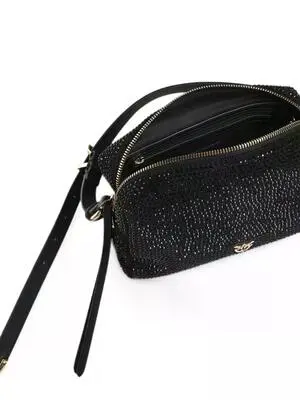 Pinko Love Birds Crystal-embellished Shoulder Bag