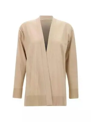 ELENA MIRÒ Side-slit Open-front Cardigan
