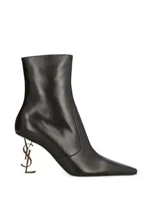SAINT LAURENT Saint Laurent Opyum Ankle Boots In Smooth Leather