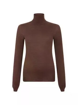 MAISON MARGIELA Roll-neck Long-sleeve Sweater - Brown