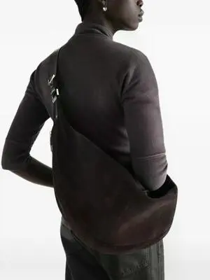 LEMAIRE Quiver Clip Bag In Suede Leather