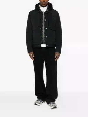 Moose Knuckles Hooded Logo-patch Jacket