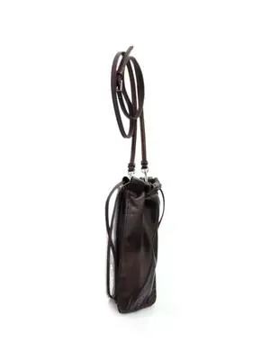 Prada Nappa-leather Smartphone Pouch - Brown