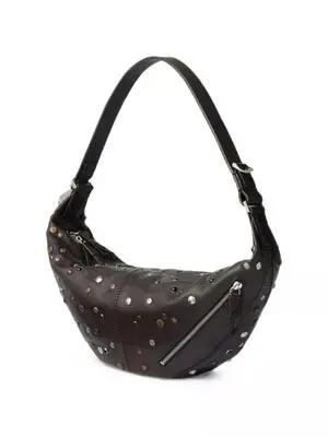 LEMAIRE Mini Quiver Clip Bag In Studded Grained Buffalo Leather