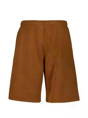 MAISON MARGIELA Elasticated-waistband Logo-print Shorts - Brown