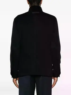 Zegna Mandarin-collar Patch-pocket Jacket