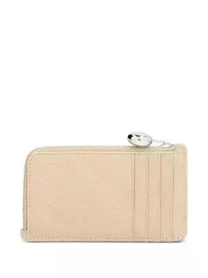 Loewe Pebble Coin Cardholder In Pebble Grained Calfskin - Neutrals