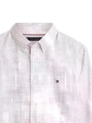 Tommy Hilfiger Tattersall Check-pattern Shirt - White