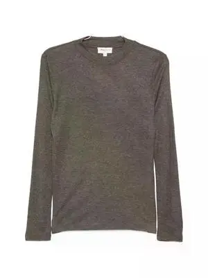 MAISON123 Flynn Long-sleeve High-neck T-shirt - Brown