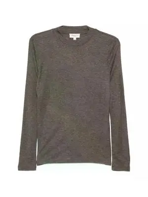 Maison123 Flynn Long-sleeve High-neck T-shirt - Brown