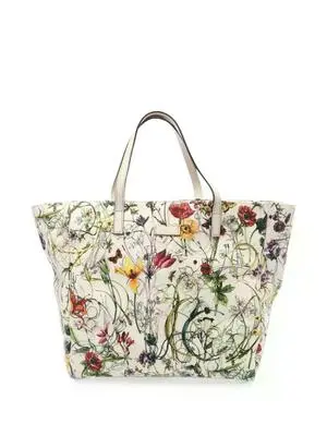 Gucci 2010s Flora Infinity Tote Bag - Neutrals
