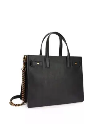 Kurt Geiger Tote Bag With Eagle Embellishment And Scarf Detail - Black