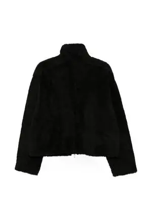 UTZON Shearling Zip-up Reversible Jacket