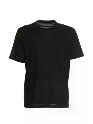 FILERIA Crew-neck Short-sleeve T-shirt - Black