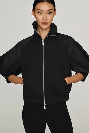 Maeve Puff-sleeve Jacket - Black