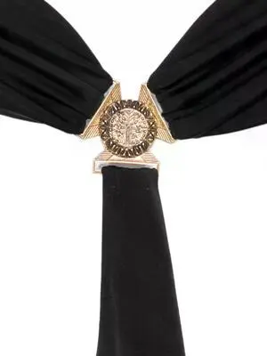 Balmain Logo-plaque Cut-out Swimsuit - Black