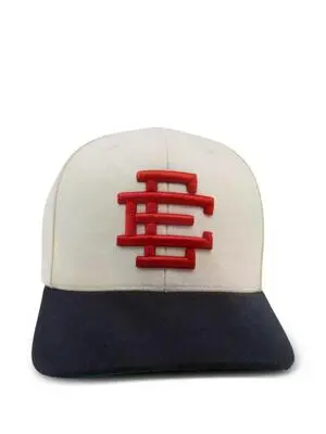 ERIC EMANUEL Ee Mlb Logo-embroidered Cap - Neutrals