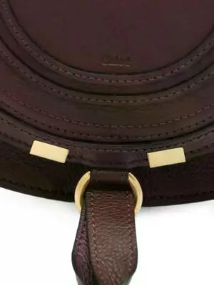 Chloé Small Marcie Saddle Bag In Grained Leather