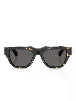Burberry Tortoiseshell Geometric Sunglasses