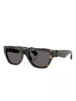 Burberry Tortoiseshell Geometric Sunglasses