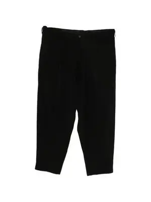 Yohji Yamamoto Pleated Wide-leg Trousers - Black