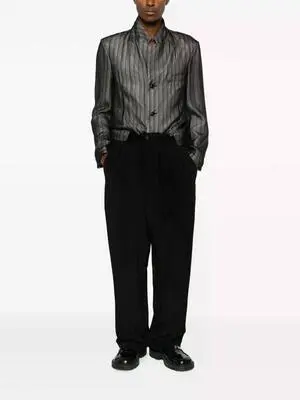 Yohji Yamamoto Pleated Wide-leg Trousers