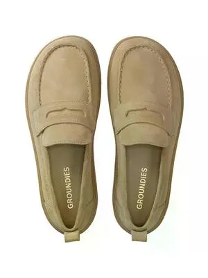 GROUNDIES Brisbane Calf Suede Slip-on Sneakers