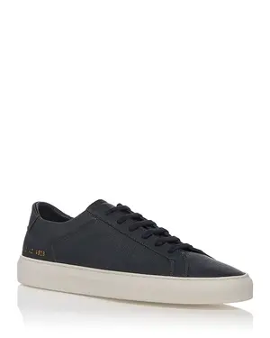 COMMON PROJECTS Achilles Leather Sneakers - Navy