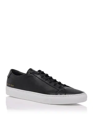 COMMON PROJECTS Original Achilles Low Top Sole 1658 Sneakers - Black