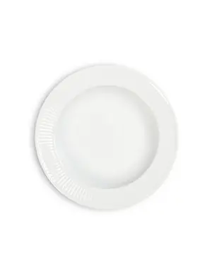 PILLIVUYT Plisse 8.5" Soup Plate, Set Of 4 - White