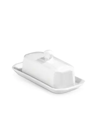 PILLIVUYT Butter Tray With Cover, American Style - White