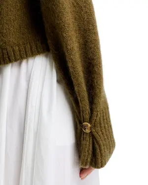 BY MALENE BIRGER Cierrou Soft Crewneck Cardigan