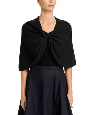 BY MALENE BIRGER Pinne Twisted Cape - Black