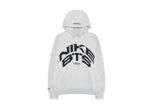 Nike X Bts Fleece Pullover Hoodie - Birch Heather