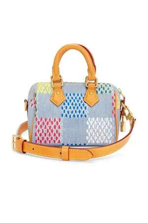 LOUIS VUITTON Speedy Bandouliere 18 Handbag - Blue