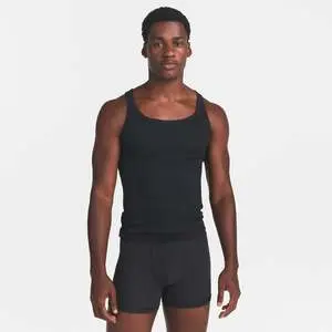 SKIMS Rib Tank Top 3 Pack | Black | Large | Cotton