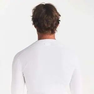 SKIMS Rib Henley | White | | Cotton