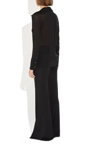 THE PARK Serge Semi-sheer Top
