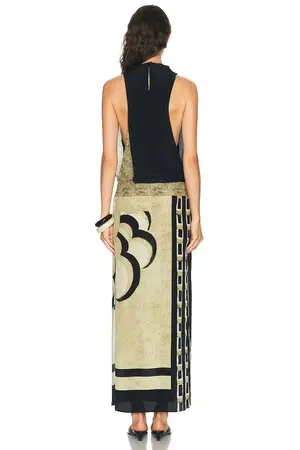 SIR. Sona Maxi Dress - Geo Scape