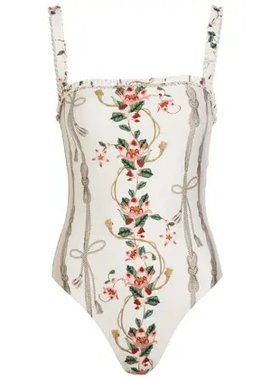 Agua Bendita Embroidered Swimsuit