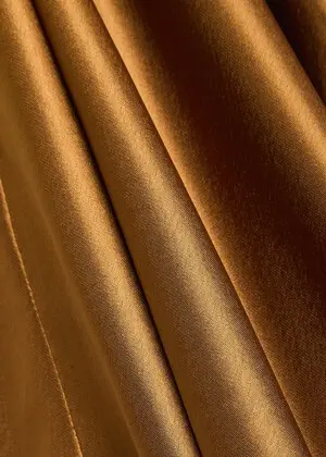 Galvan Pandora Scarf-neck Satin Gown