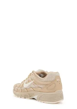 Nike P-6000 Panelled Mesh Lace-up Sneakers - Beige