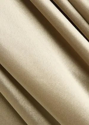 Galvan Sienna Scarf-neck Satin Gown