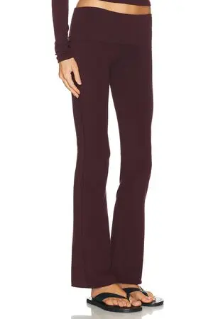 SKIMS Cotton Jersey Foldover Pant