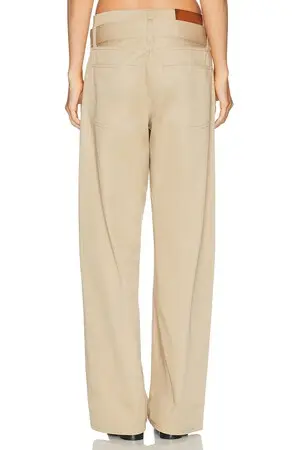 Acne Studios Tailored Twill Trousers - Pale Beige