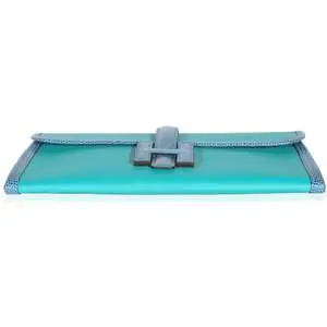 Hermès Swift Lizard Jige Elan Touch 29 Clutch - Blue