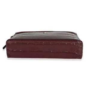 Chanel Crocodile Embossed Calfskin Vanity With Chain