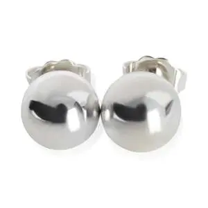 Tiffany & Co. Sterling Silver 8mm Hardwear Ball Earrings